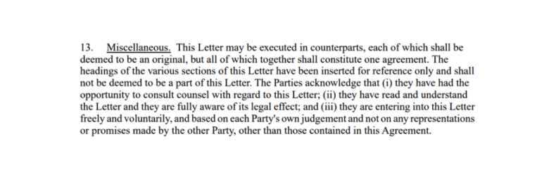 What Do the Legal Terms Mean in a Letter of Intent (LOI)?
